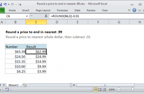 Excel ROUND function | Exceljet
